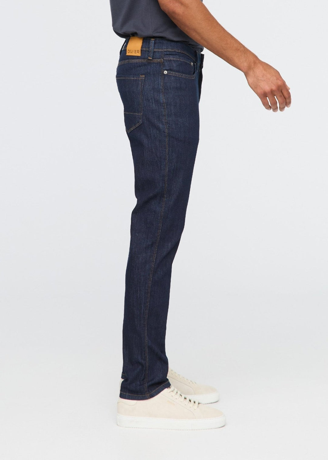 Men's Dark Blue Slim Fit Stretch Jeans