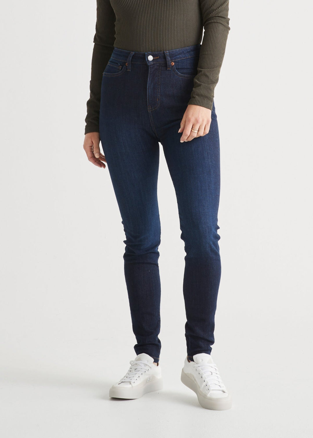 Women's High Rise Stretch Denim Skinny Jean