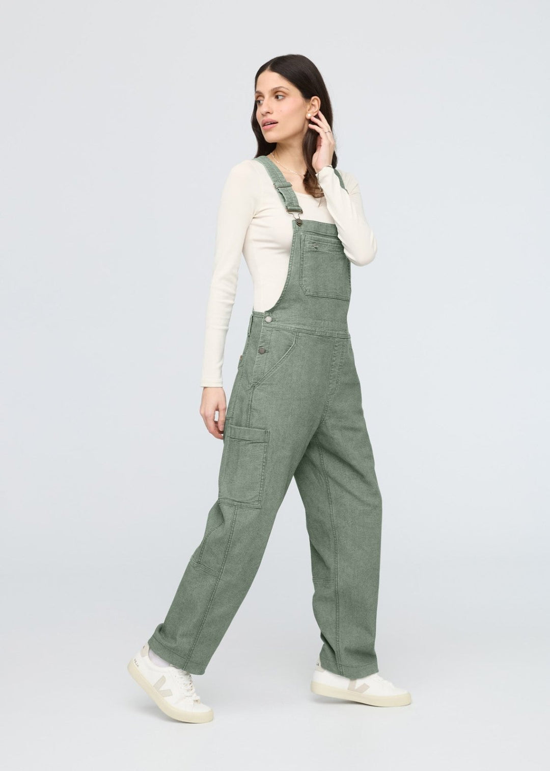 Women's Stretch Canvas Overalls