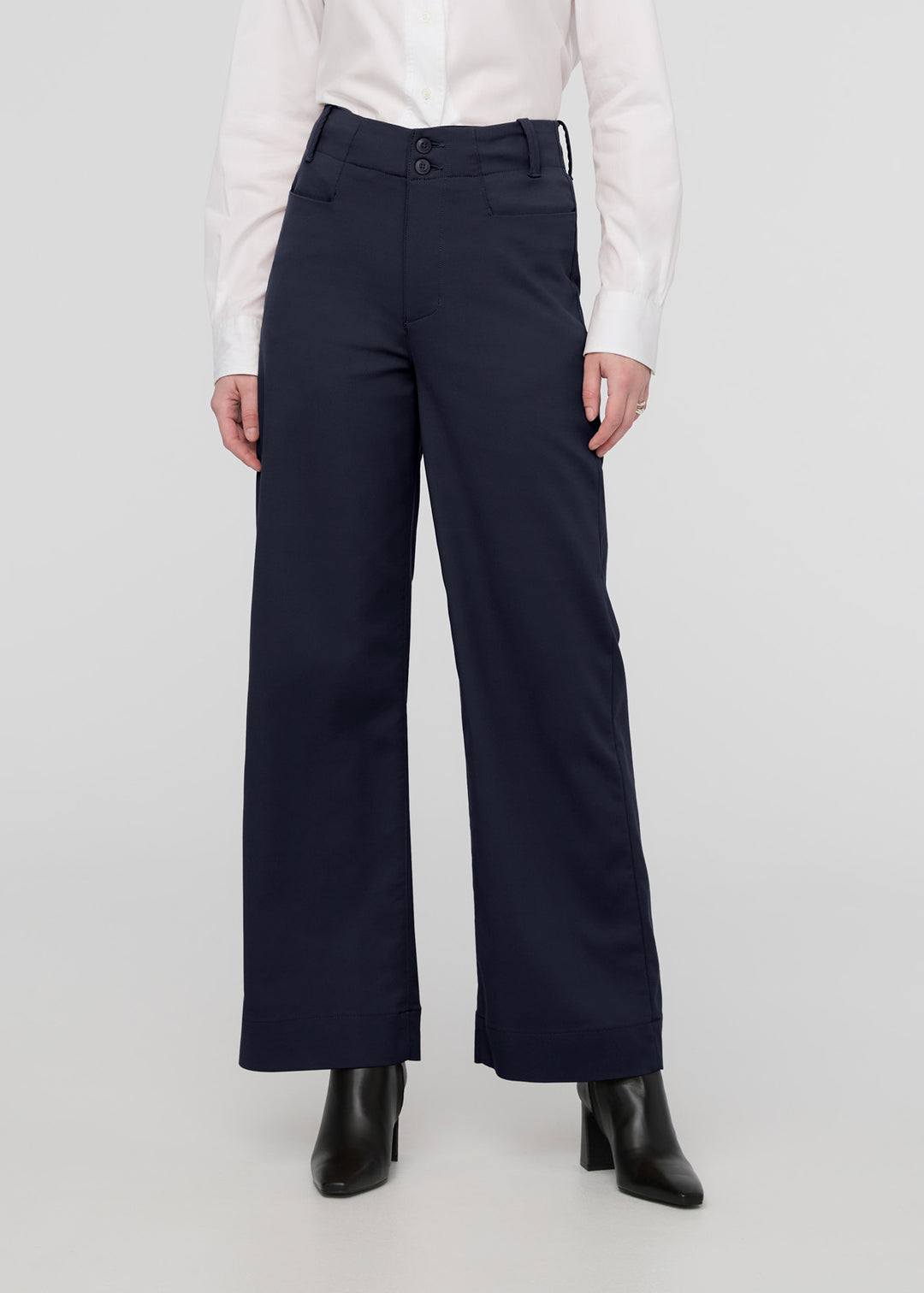 Women's High Rise Wide-Leg Trouser