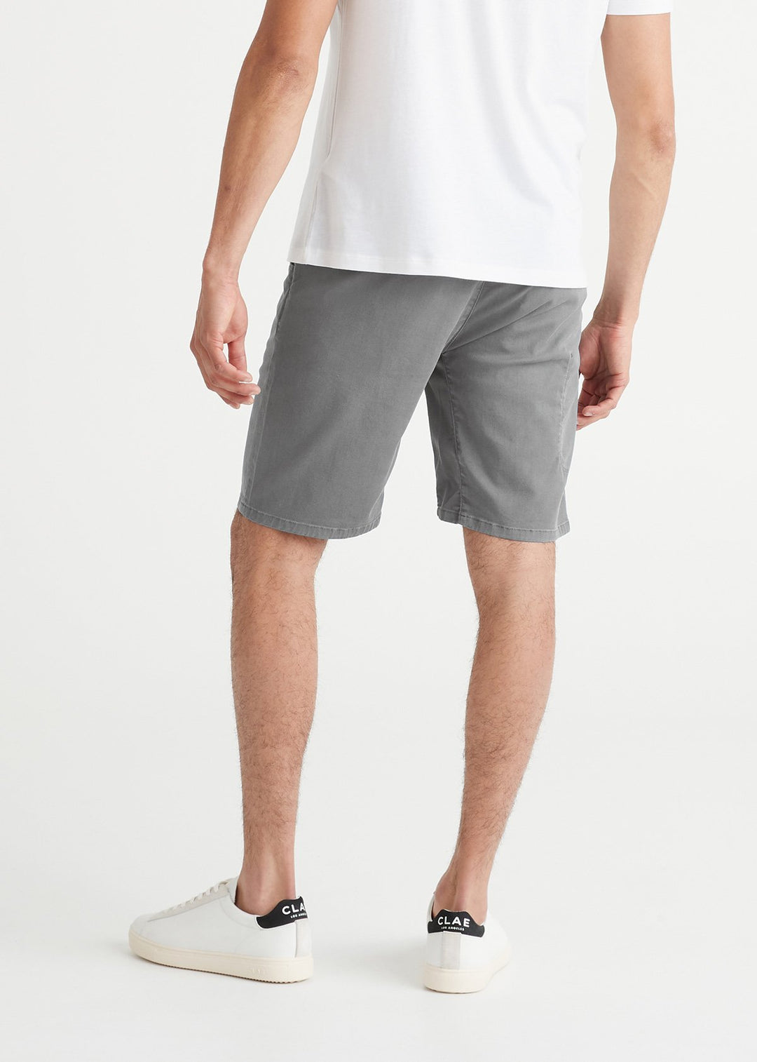 Men's Grey Lightweight Shorts Slim Fit