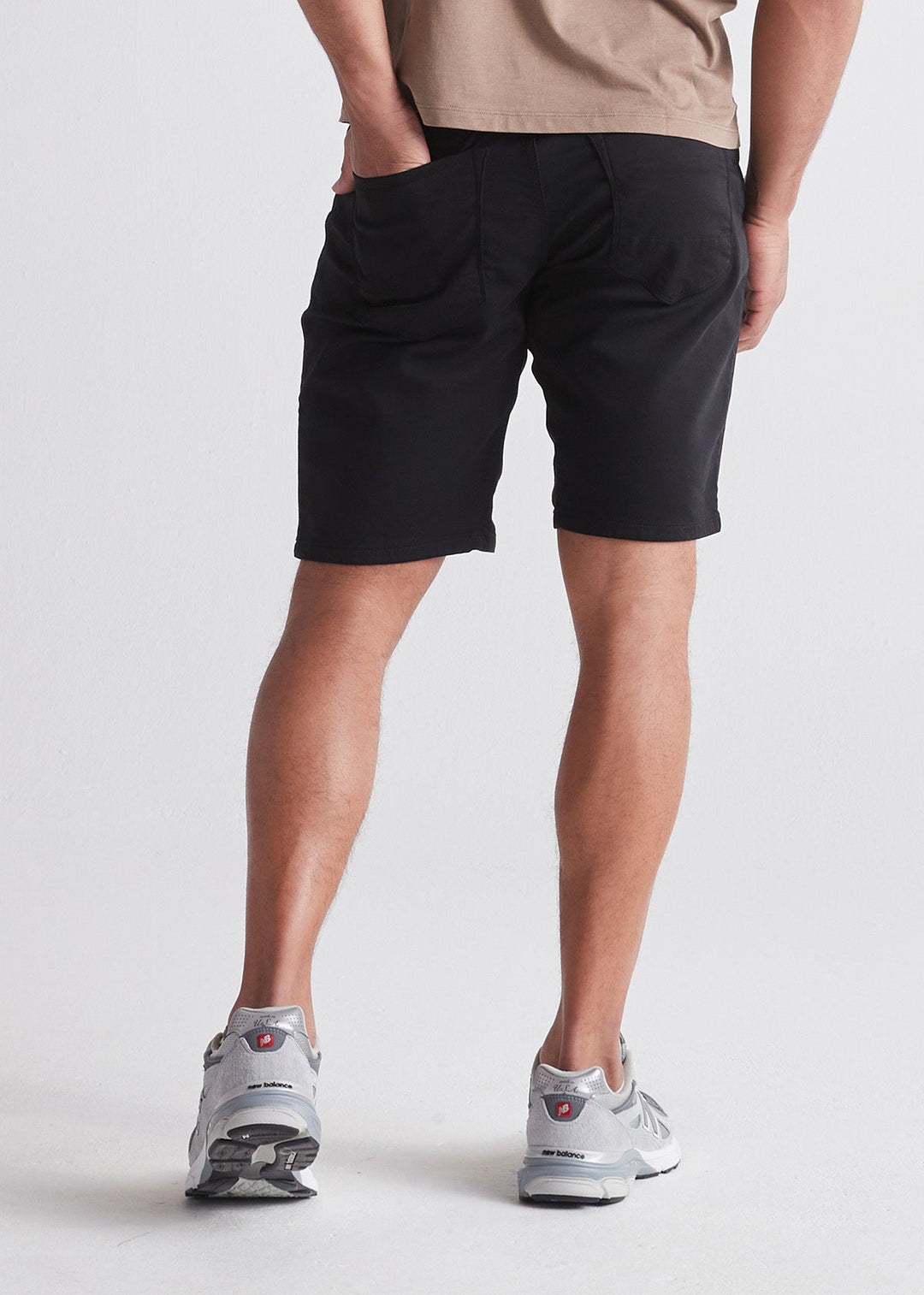 Men's Black Relaxed Fit Performance Short