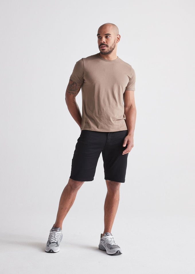 Men's Black Relaxed Fit Performance Short