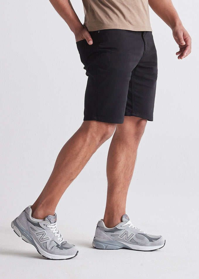Men's Black Relaxed Fit Performance Short