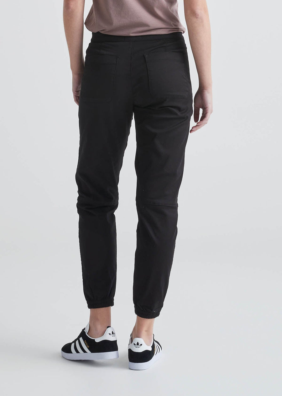 Women's High Rise Black Athletic Jogger